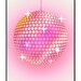 Disco; Pink Disco Ball; Girly Wall Art; Dorm Room Poster; Apartment ...