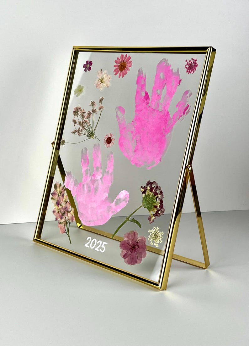 Handprint Frame Keepsake Gift - Etsy