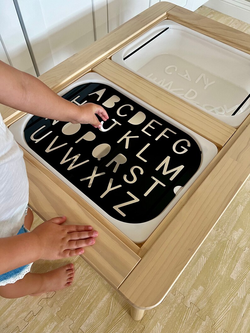 Uppercase Alphabet Puzzle Acrylic Insert Fits Flitsat Sensory Table ...