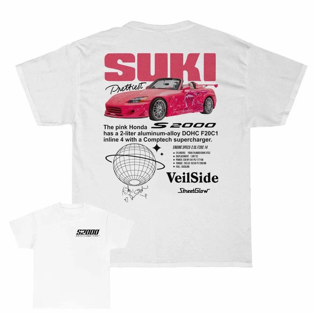 Suki S2000 Honda Tshirt, Fast Furious Car Tshirt, Gift for Him/her, Car ...