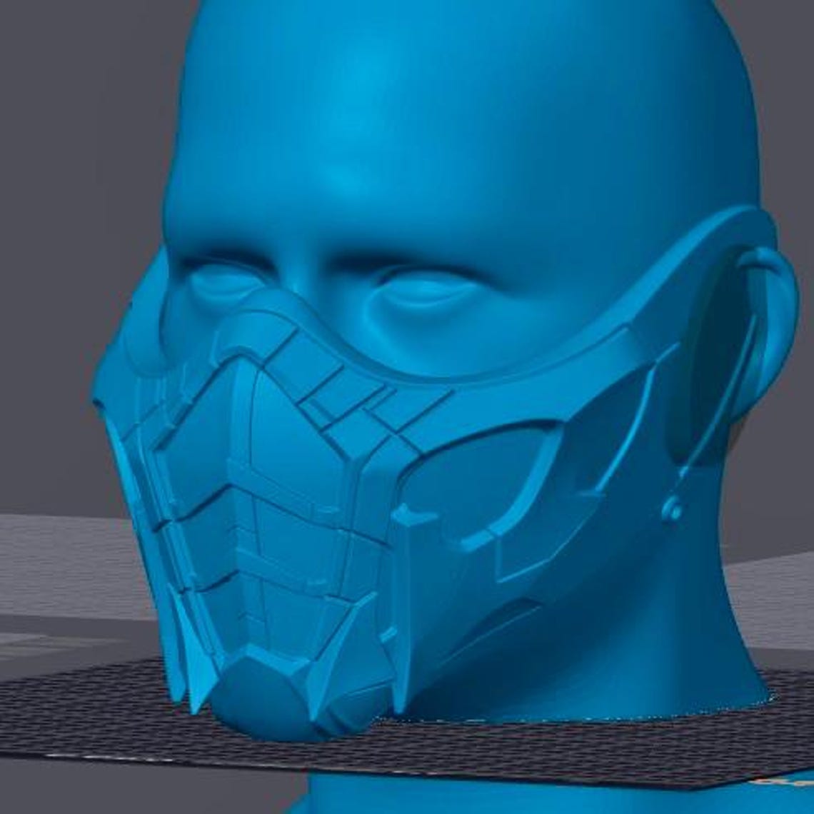 Sub-zero Samurai Mempo Face Mask - Etsy