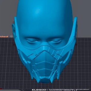 Sub-zero Samurai Mempo Face Mask - Etsy