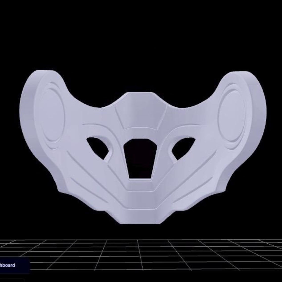 Cyber-tech Samurai Mempo Face Mask - Etsy