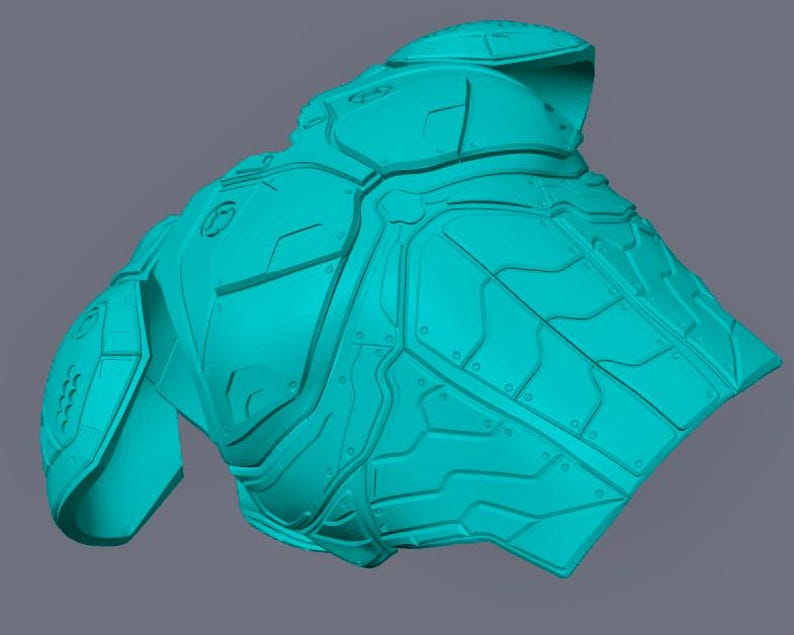 V1 Hero Armor 3D File Only - Etsy