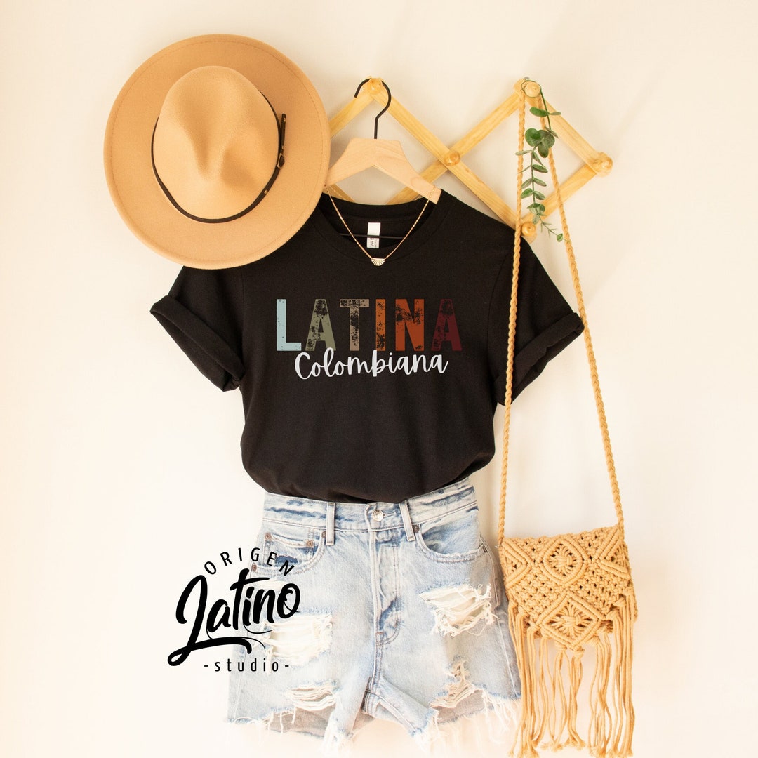 Latina Colombiana Shirt, Colombian Gift, Gift for Latina Girl, Latin ...