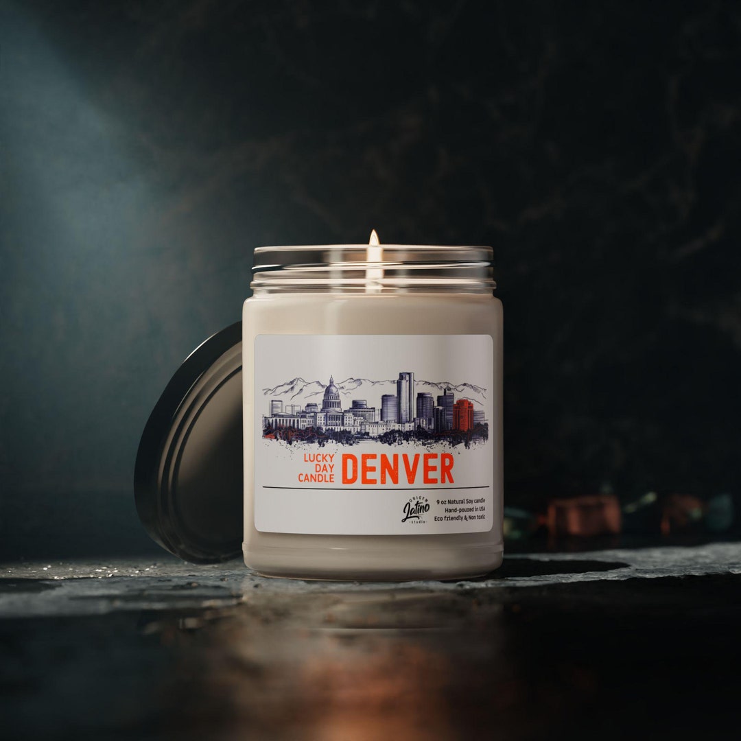 Denver Broncos Game Day Candle NFL Football Team Decor Home Fragrance ...