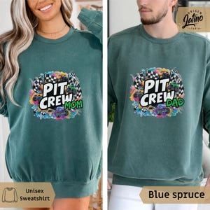 Comfort Colors Pit Crew Shirt Family Matching Shirt Race Car Tee ...