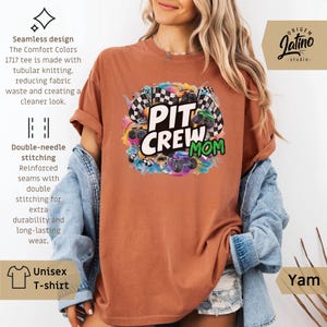 Comfort Colors Pit Crew Shirt Family Matching Shirt Race Car Tee ...