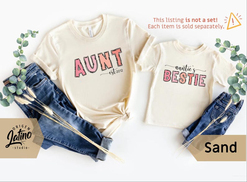 PNG Aunt Est and Auntie’s Bestie Matching PNG Aunt Custom Date Matching ...