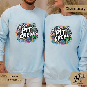Comfort Colors Pit Crew Shirt Family Matching Shirt Race Car Tee ...