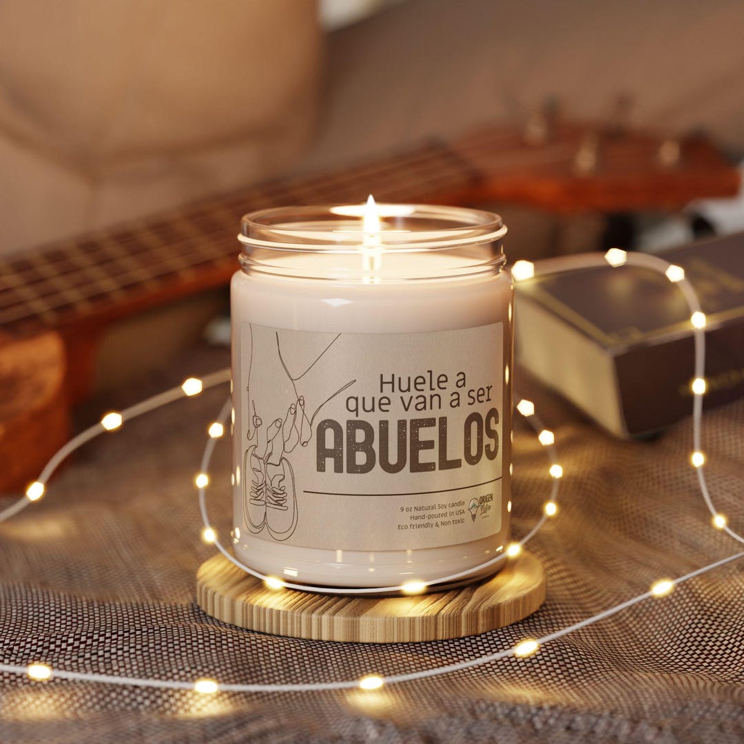 Spanish Aunt Pregnancy Reveal Gift Soy Candle Funny Spanish Candle ...