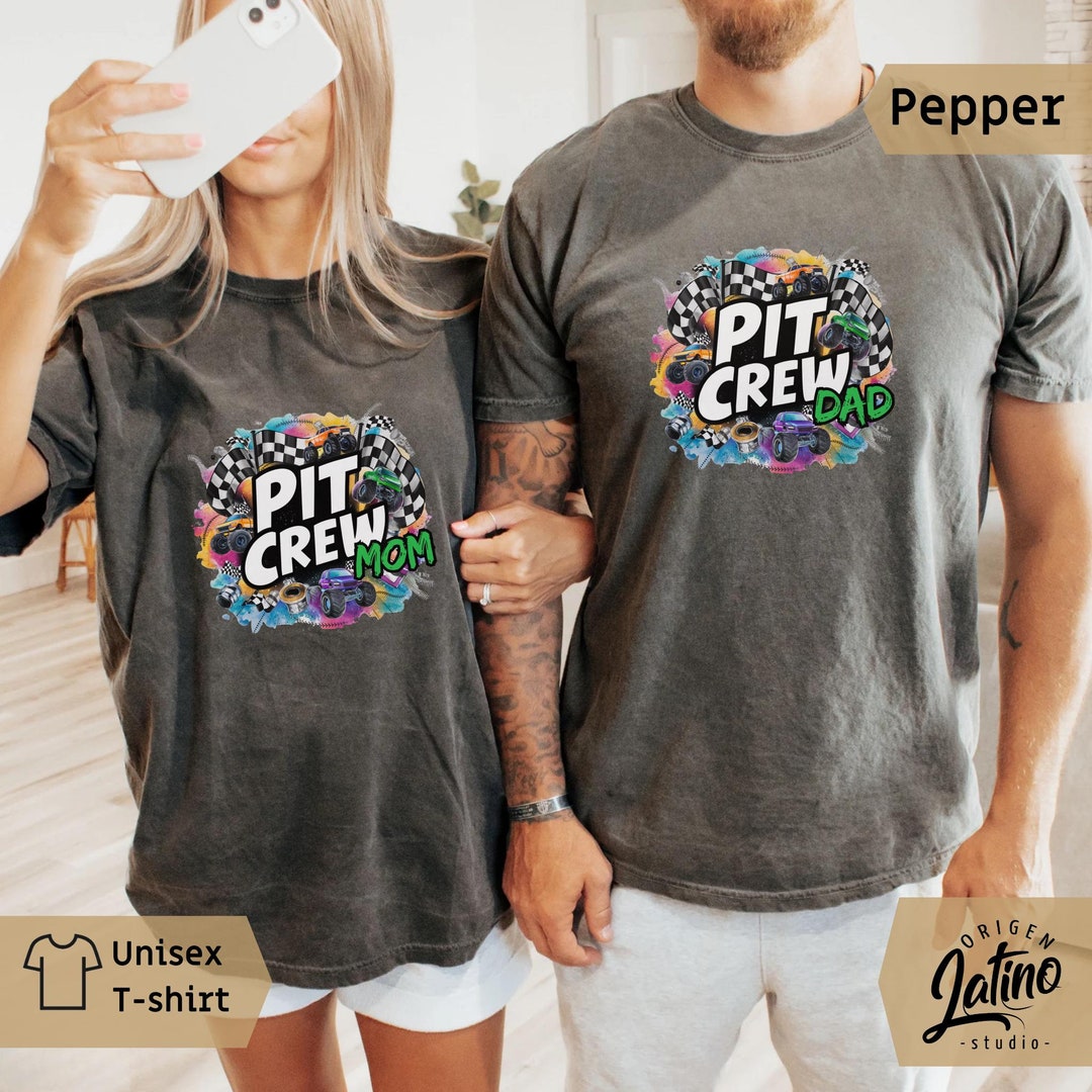 Comfort Colors Pit Crew Shirt Family Matching Shirt Race Car Tee ...