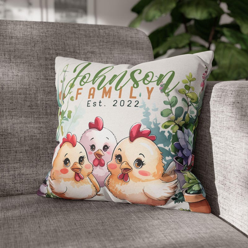 Chicken Themed Pillow - Etsy