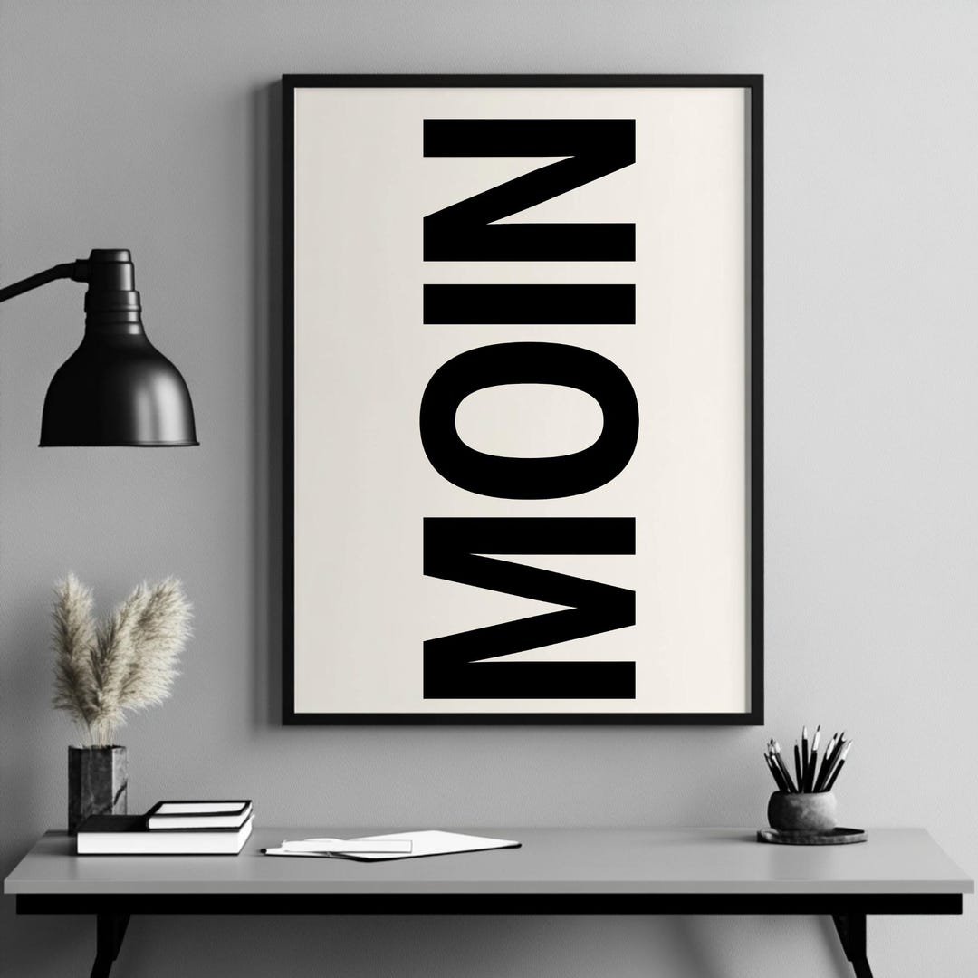 Poster Moin - Etsy