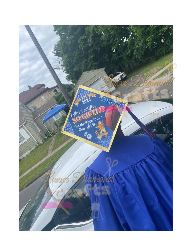 Custom Graduation Cap Topper | Graduation Topper | Custom Topper ...