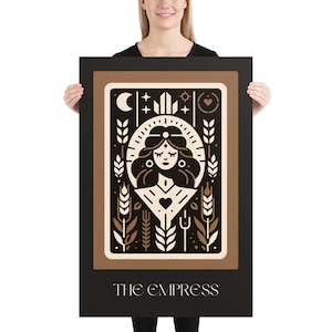 The Empress Tarot Card Poster - Archival Quality Matte Art Print for ...