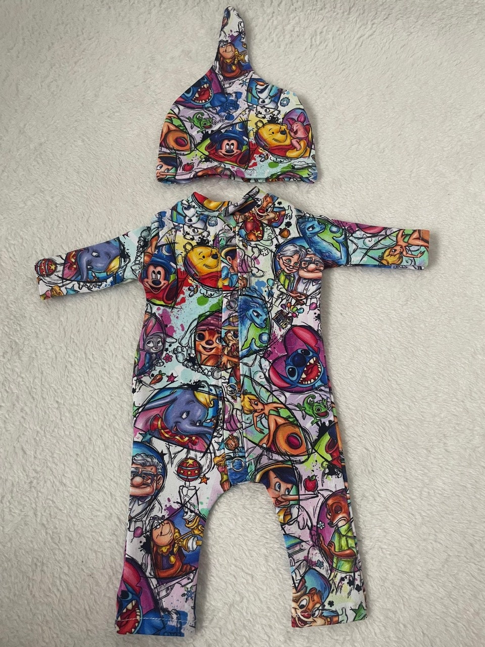Mutiple Character Pajamas - Size Preemie - Reborn Doll Clothes - Etsy