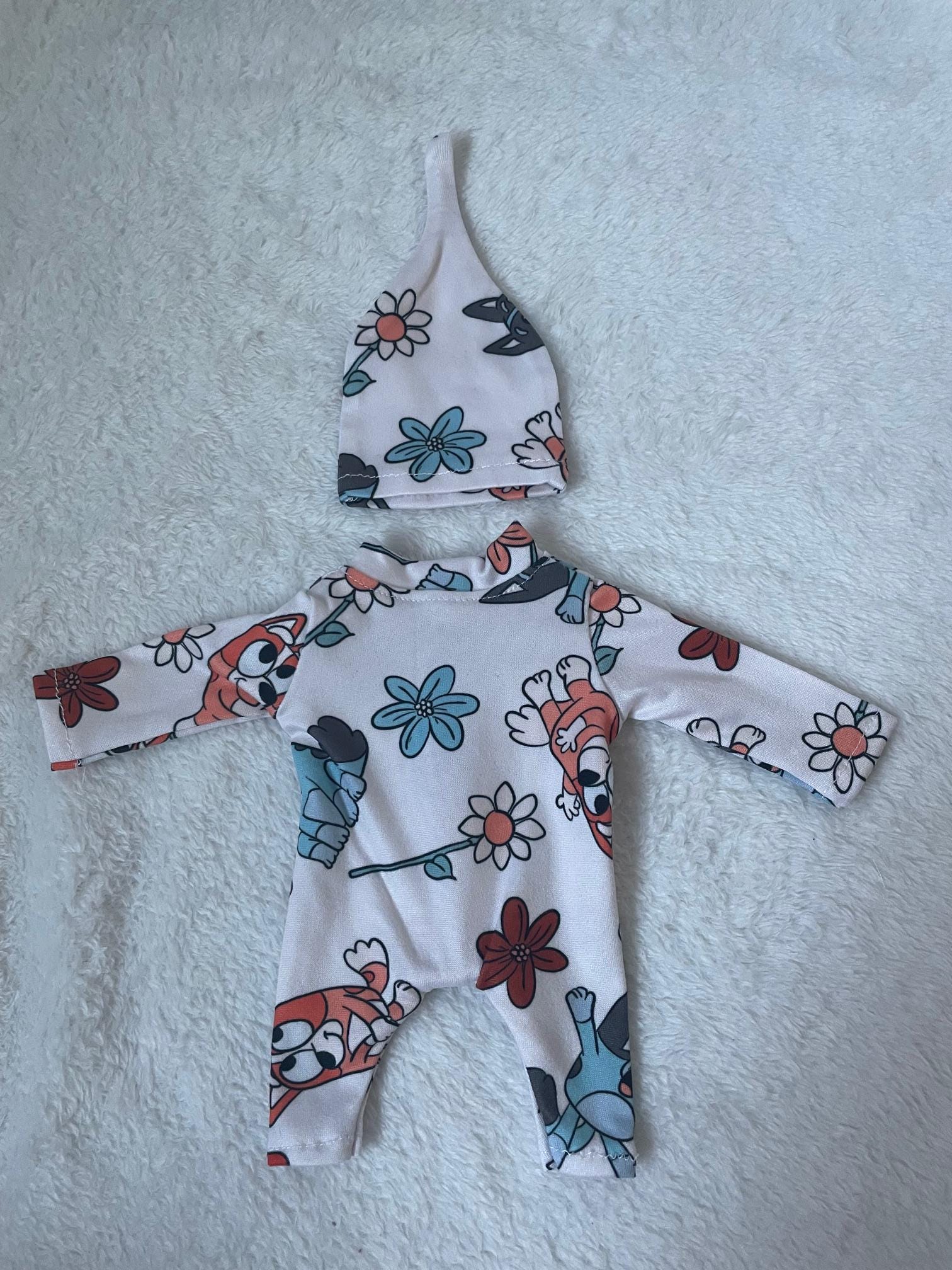 Bluey Pajamas Fits 10 Dolls Reborn Doll Clothes - Etsy