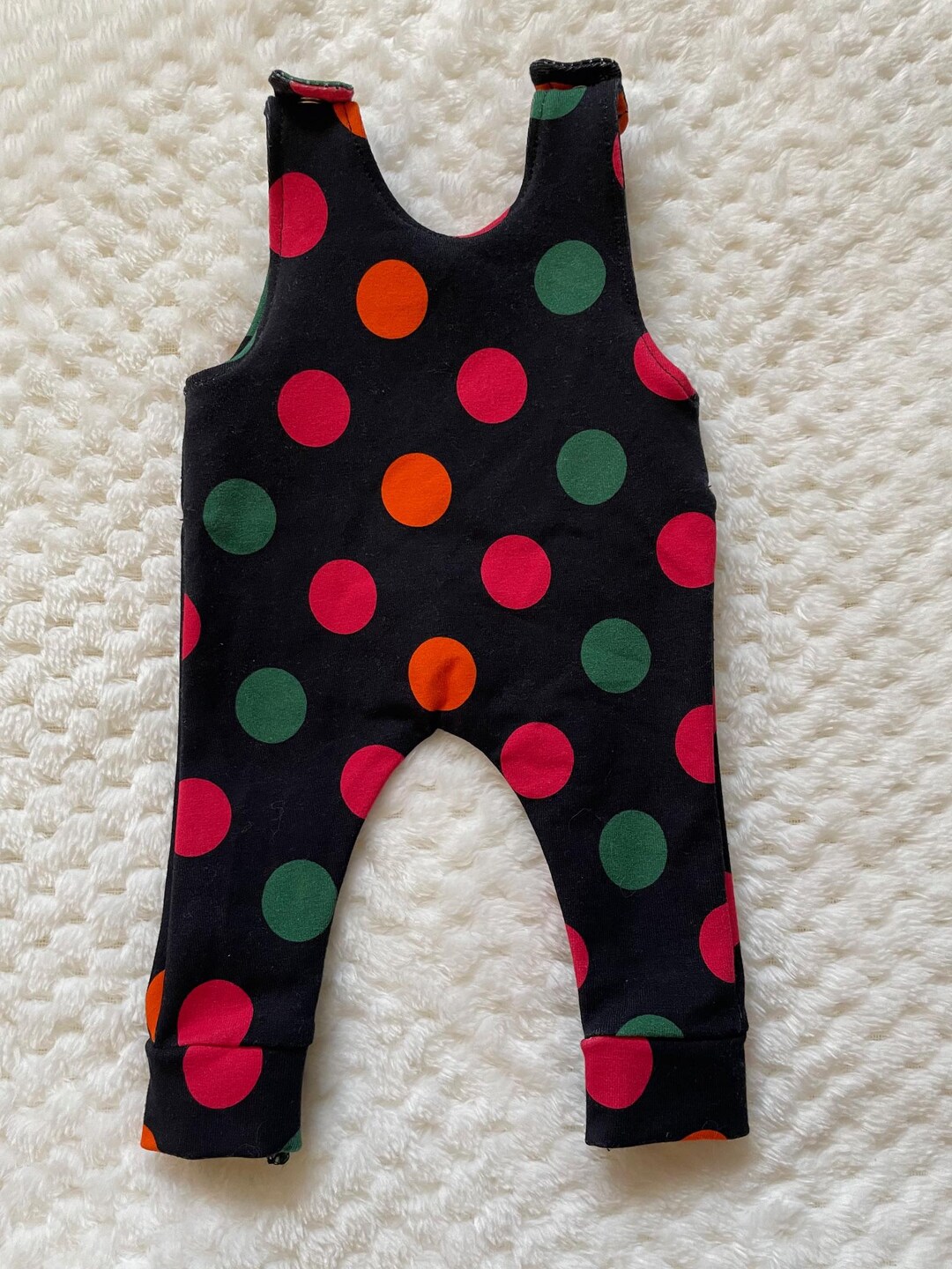 Polka Dot Overalls - Size Preemie - Reborn Doll Clothes - Etsy