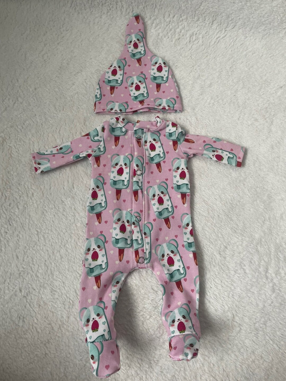 Mouse Popsicle Pajamas - Size Preemie - Reborn Doll Clothes - Etsy