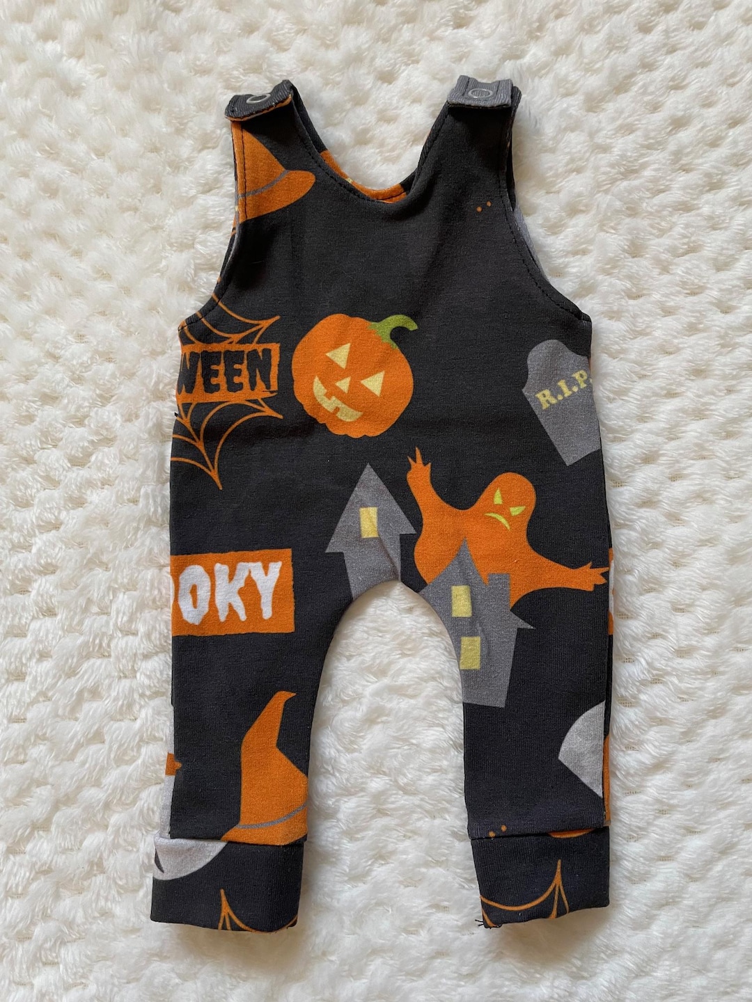 Halloween Overalls - Size Preemie - Reborn Doll Clothes - Etsy