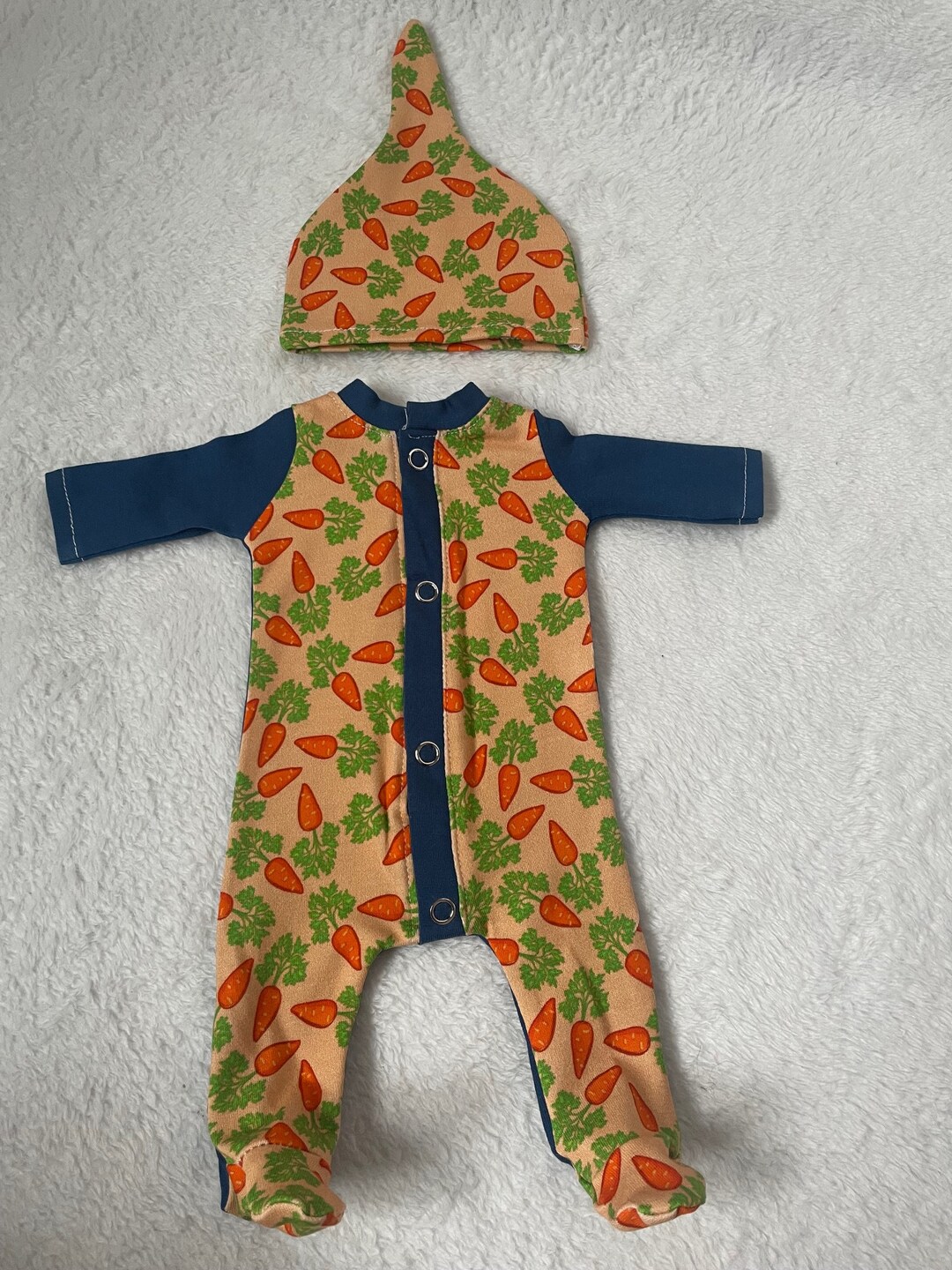 Carrot Pajamas - Size Preemie - Reborn Doll Clothes - Etsy