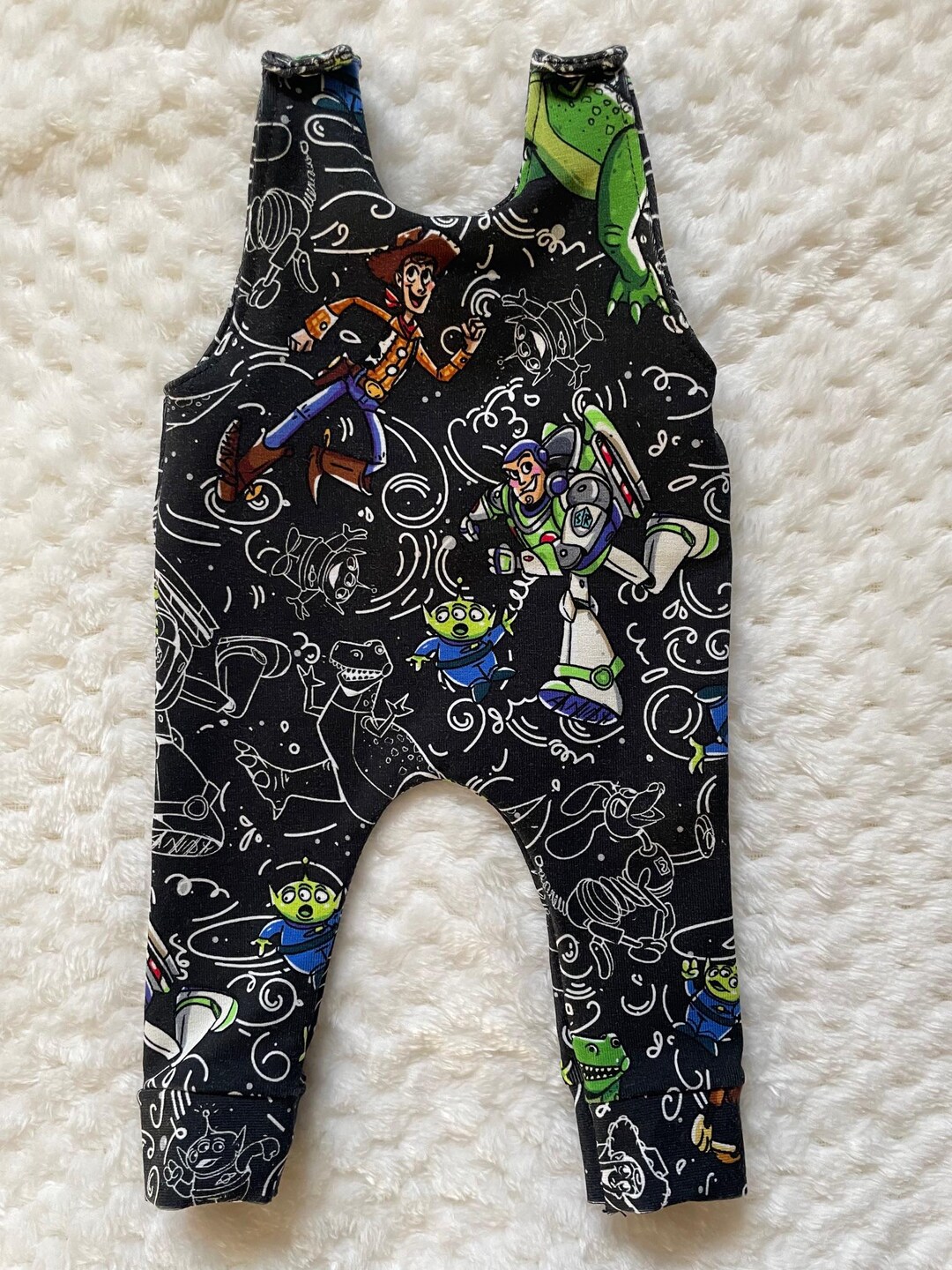 Toy Story Overalls - Size Preemie - Reborn Doll Clothes - Etsy