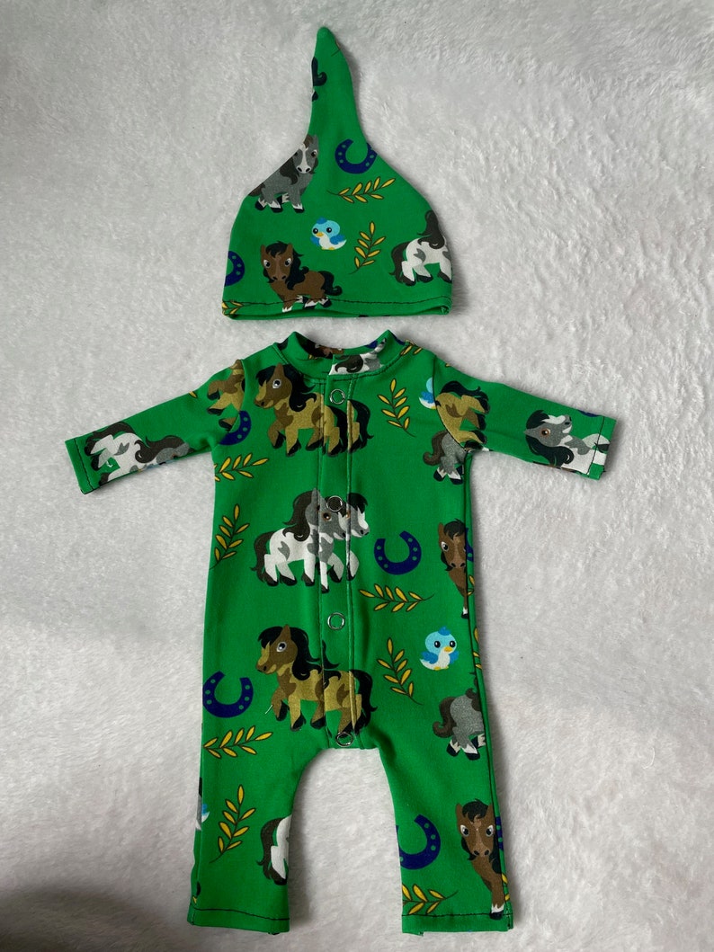 Horse Pajamas - Size Preemie - Reborn Doll Clothes - Etsy