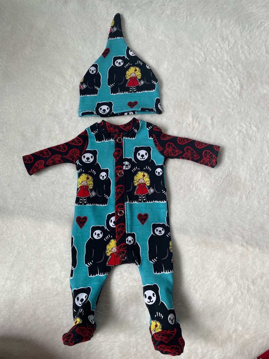 Goldilocks and the Three Bears Pajamas - Size Preemie - Reborn Doll ...