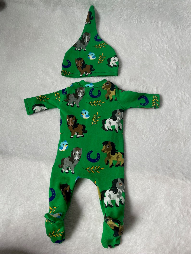 Horse Pajamas - Size Preemie - Reborn Doll Clothes - Etsy
