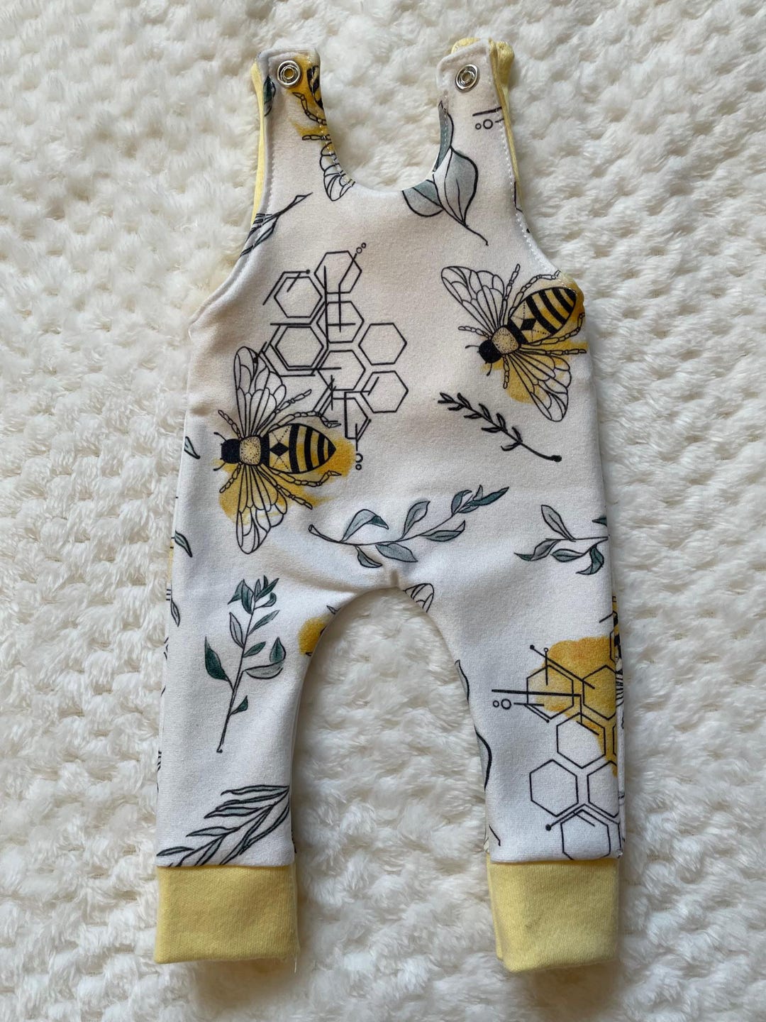 Bee Overalls - Size Preemie - Reborn Doll Clothes - Etsy