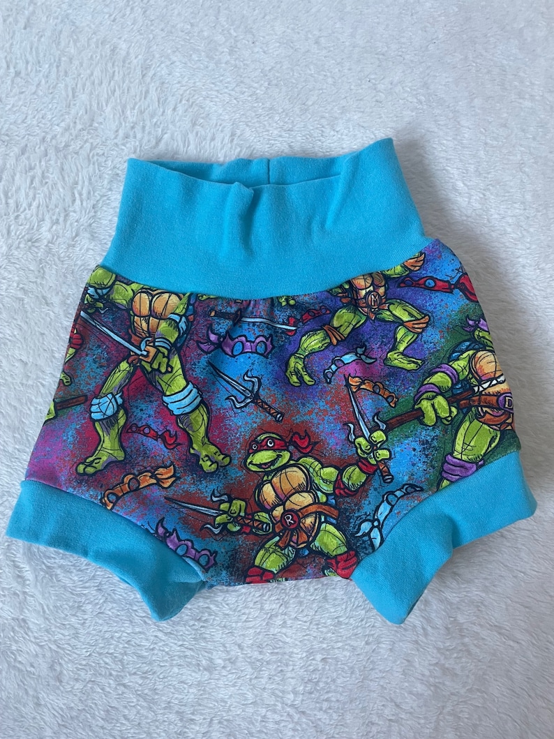 Teenage Mutant Ninja Turtle Shorts - Size Newborn - Reborn Doll Clothes ...