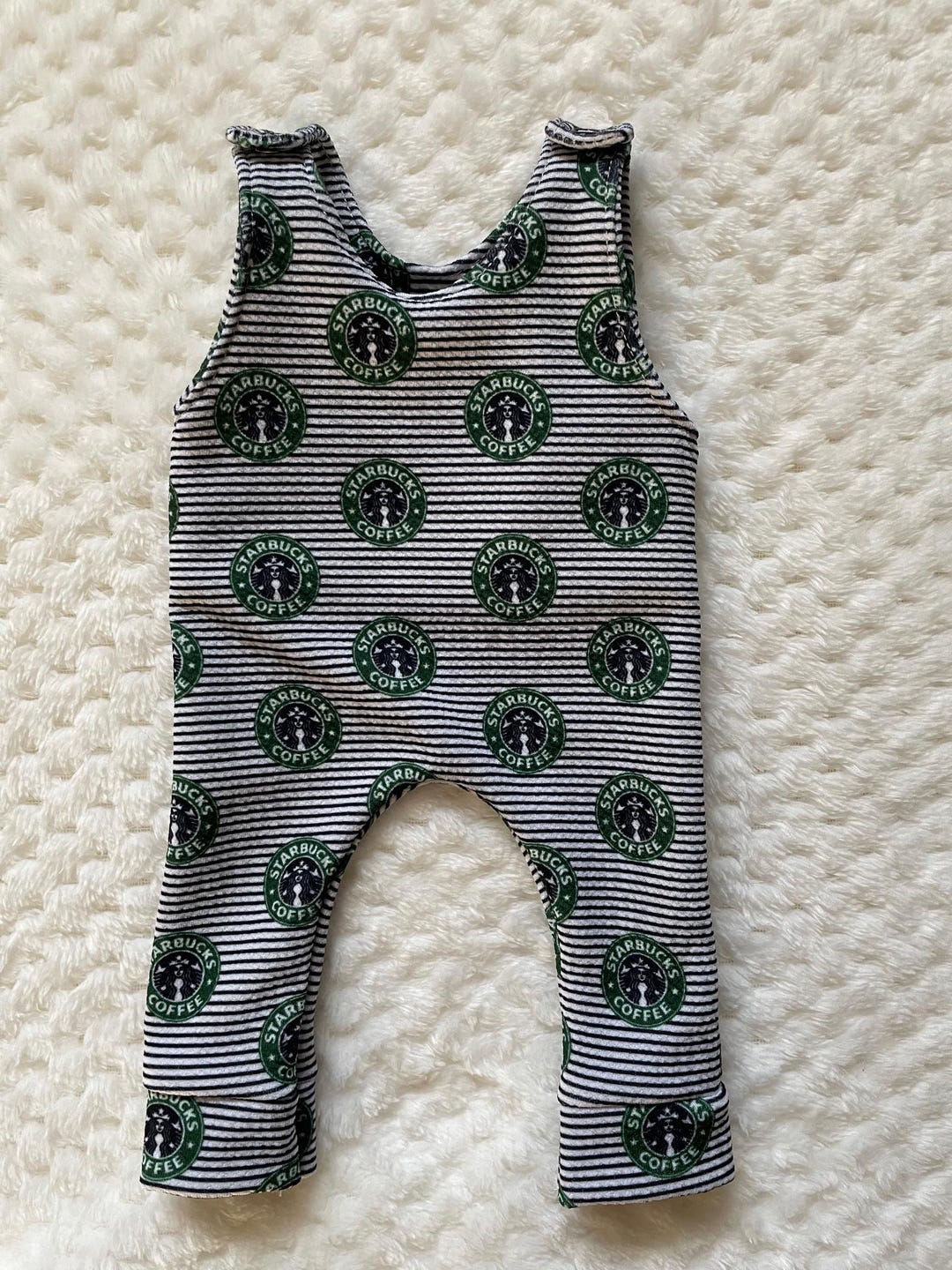 Starbucks Overalls - Size Preemie - Reborn Doll Clothes - Etsy