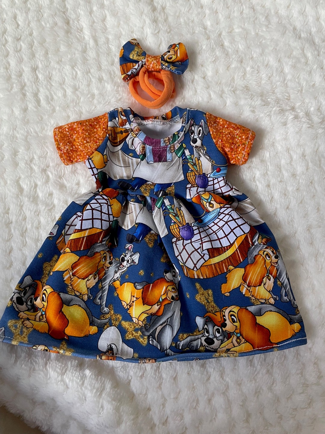 Lady and the Tramp Dress - Size Preemie - Reborn Doll Clothes - Etsy