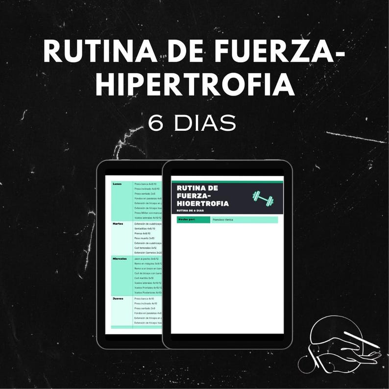 6-day Hypertrophy and Strength Routine Split Training: Chest, Legs, and ...