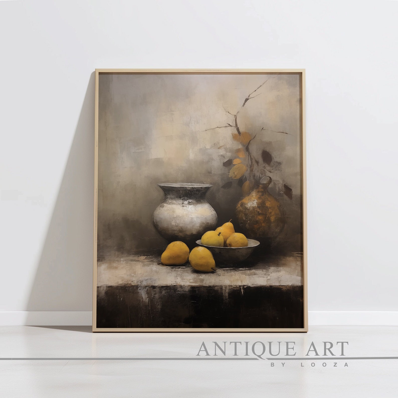 PRINTABLE Vintage Still Life Painting | Digital Download | Fruit and ...