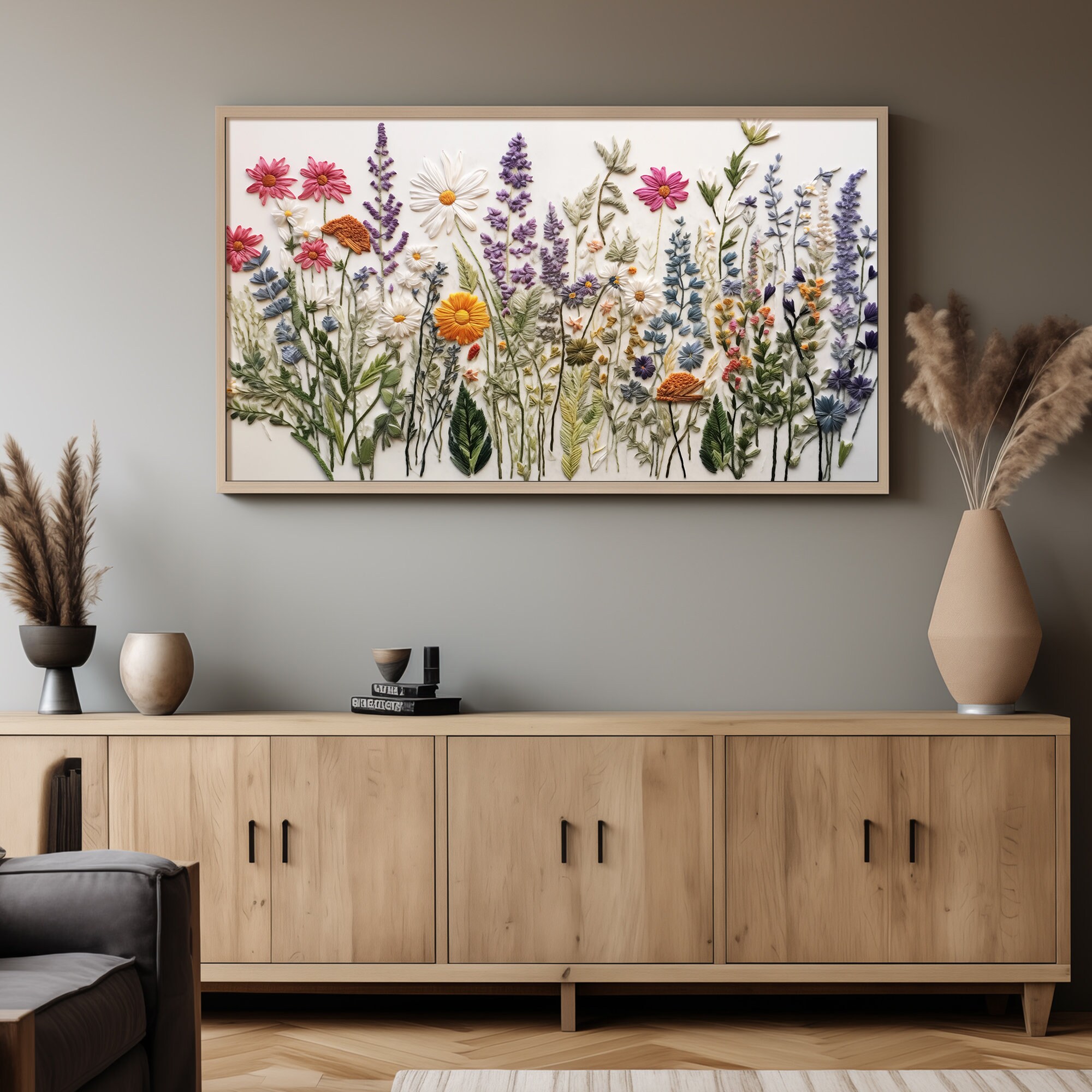 Spring Frame TV Art Bundle | Instant Download | Wildflower Floral ...