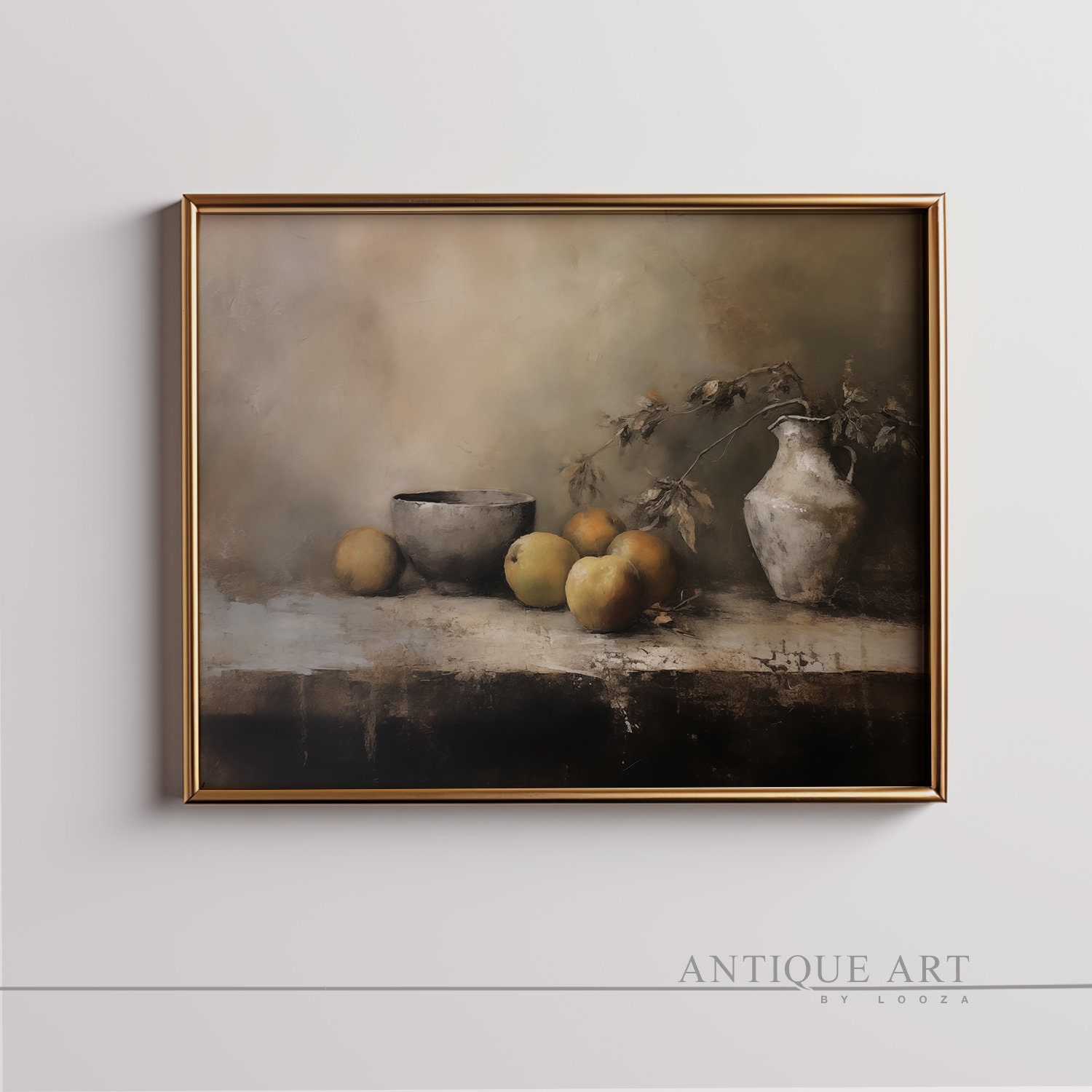 PRINTABLE Vintage Still Life Painting | Flowers and Vase | Digital ...