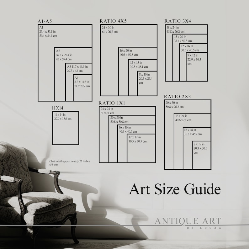 PRINTABLE Vintage Beach Print Abstract Coastal Painting Beach Scene ...