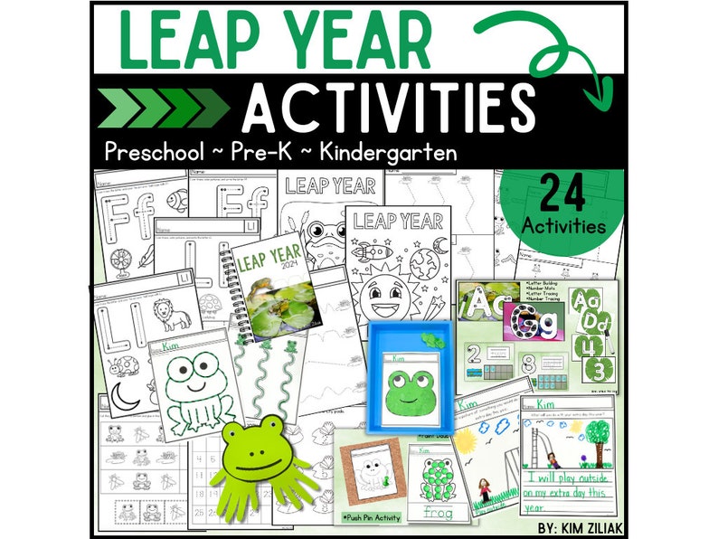 LEAP YEAR 2024- Leap Day- Printables and Activities for Preschool, Pre ...