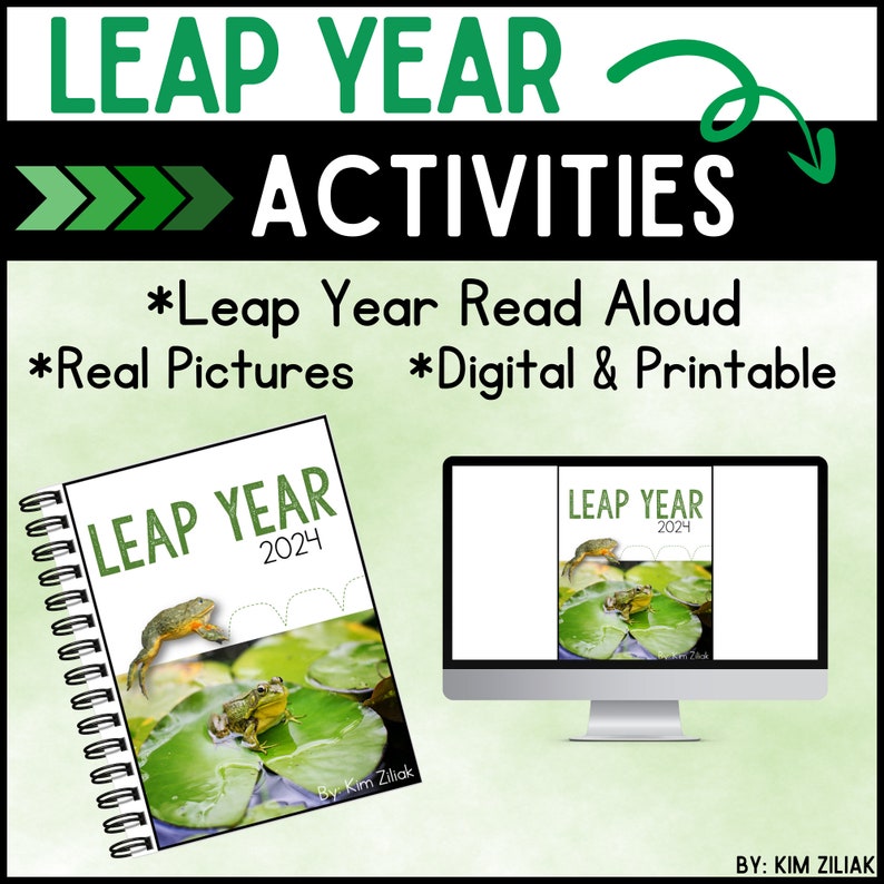 LEAP YEAR 2024- Leap Day- Printables and Activities for Preschool, Pre ...