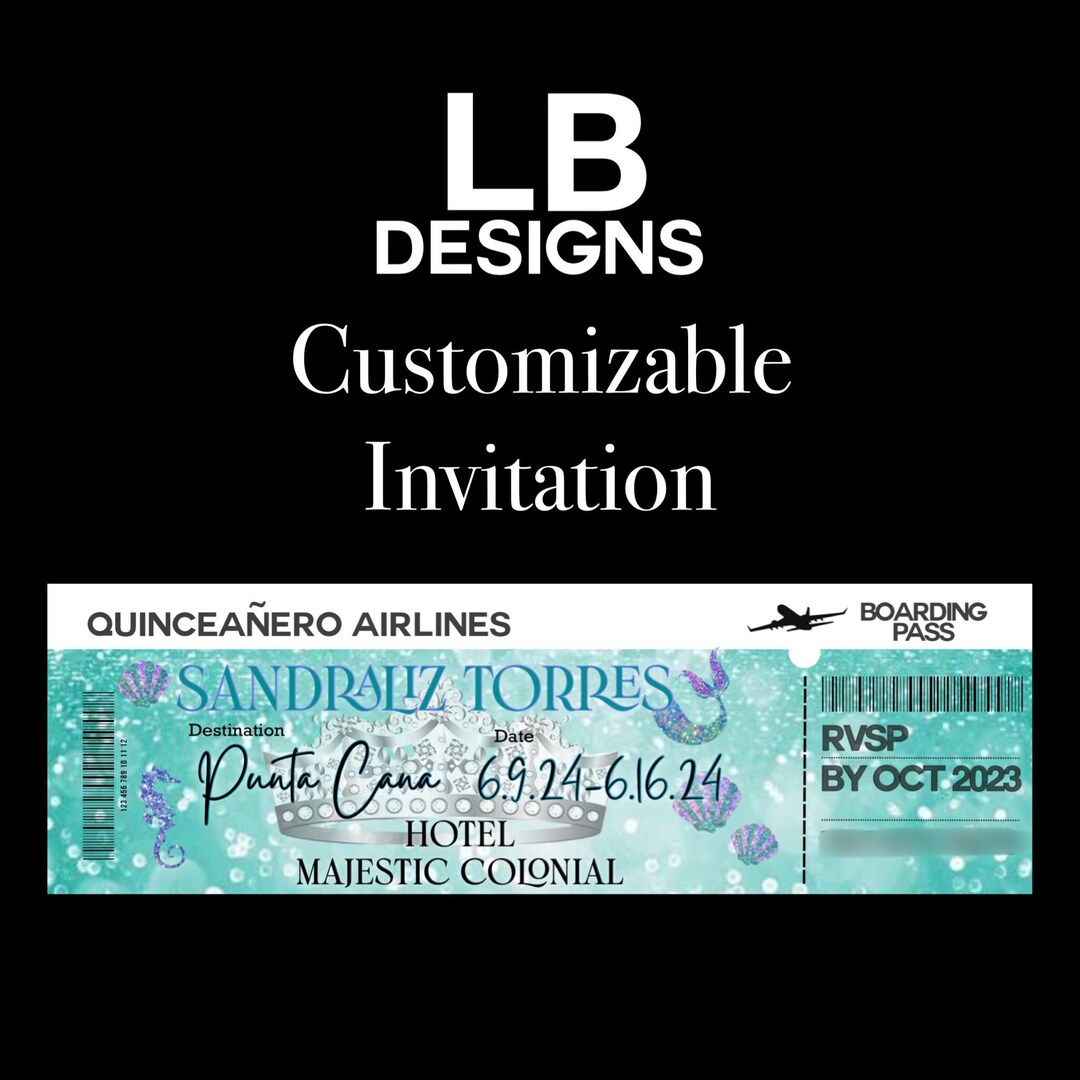 Customizable Digital Invitation - Etsy
