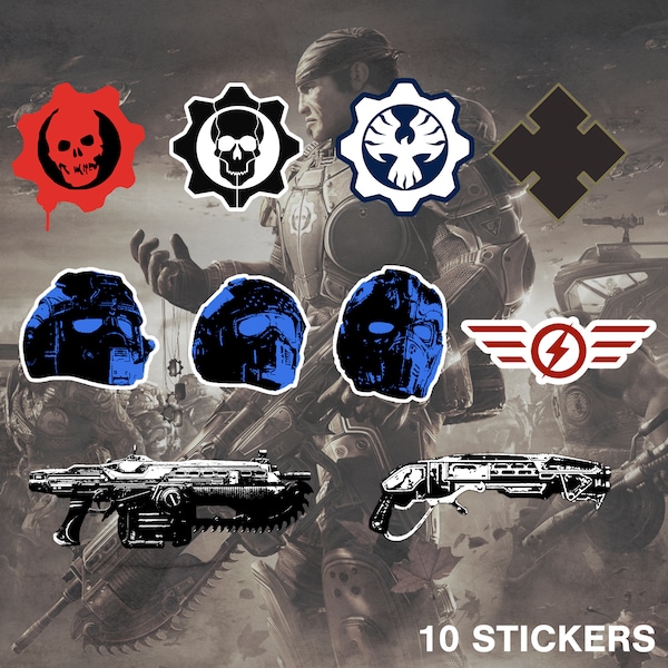 Gears of War Sticker - Etsy