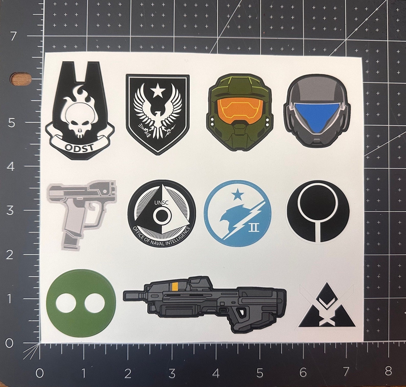 Halo Sticker Pack Master Chief Sticker, ODST Sticker, Reclaimer Sticker ...