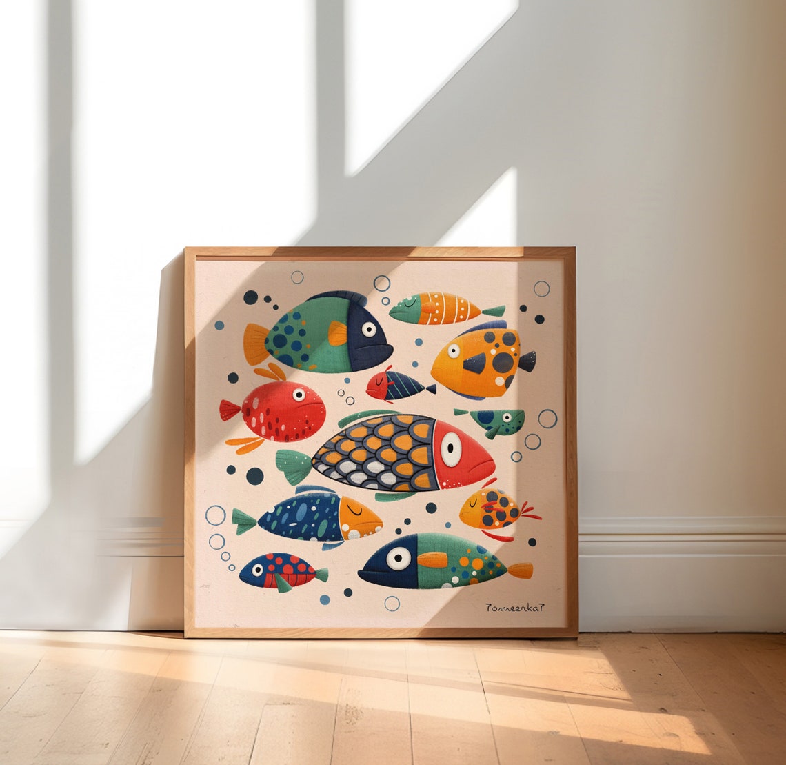 Grumpy Fish High Resolution Downloadable Art Print Digital Download ...