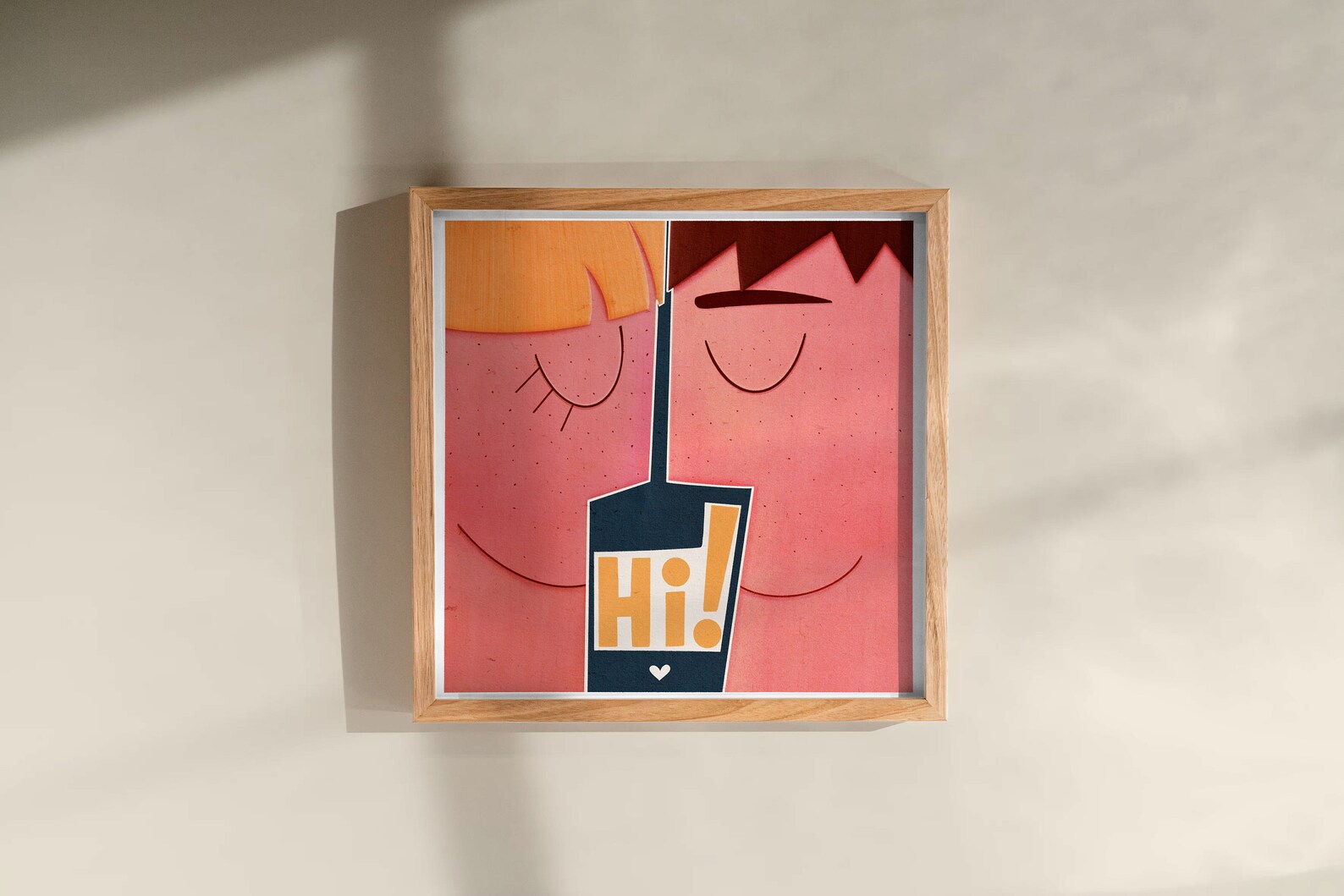 Hi Love Print High Resolution Downloadable Art Print Digital Download ...