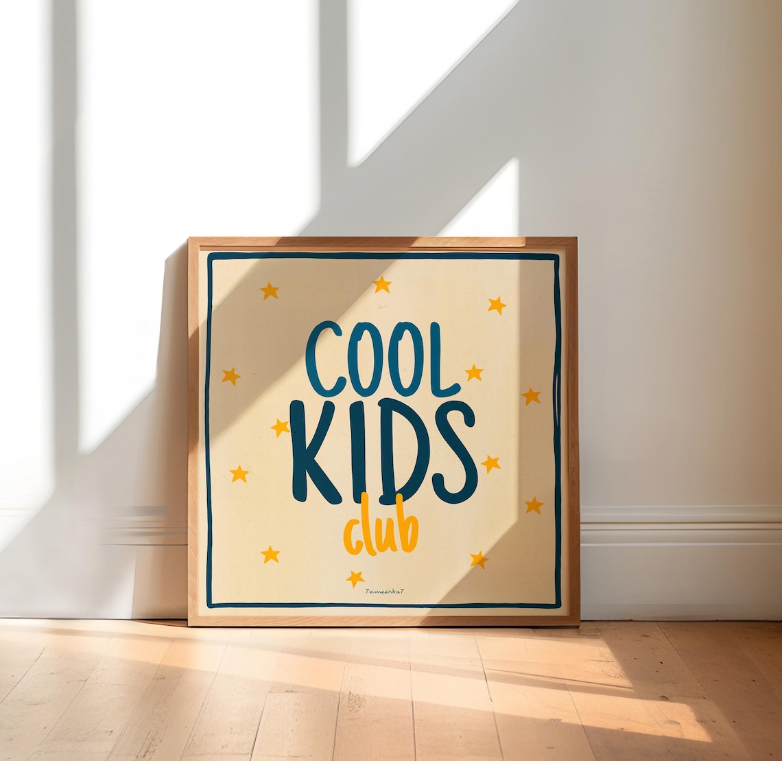 Cool Kids Club Wall Art - Playroom Decor, Kids Room Poster ...