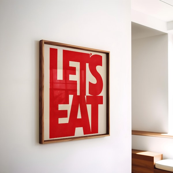 Red Kitchen Decor - Etsy
