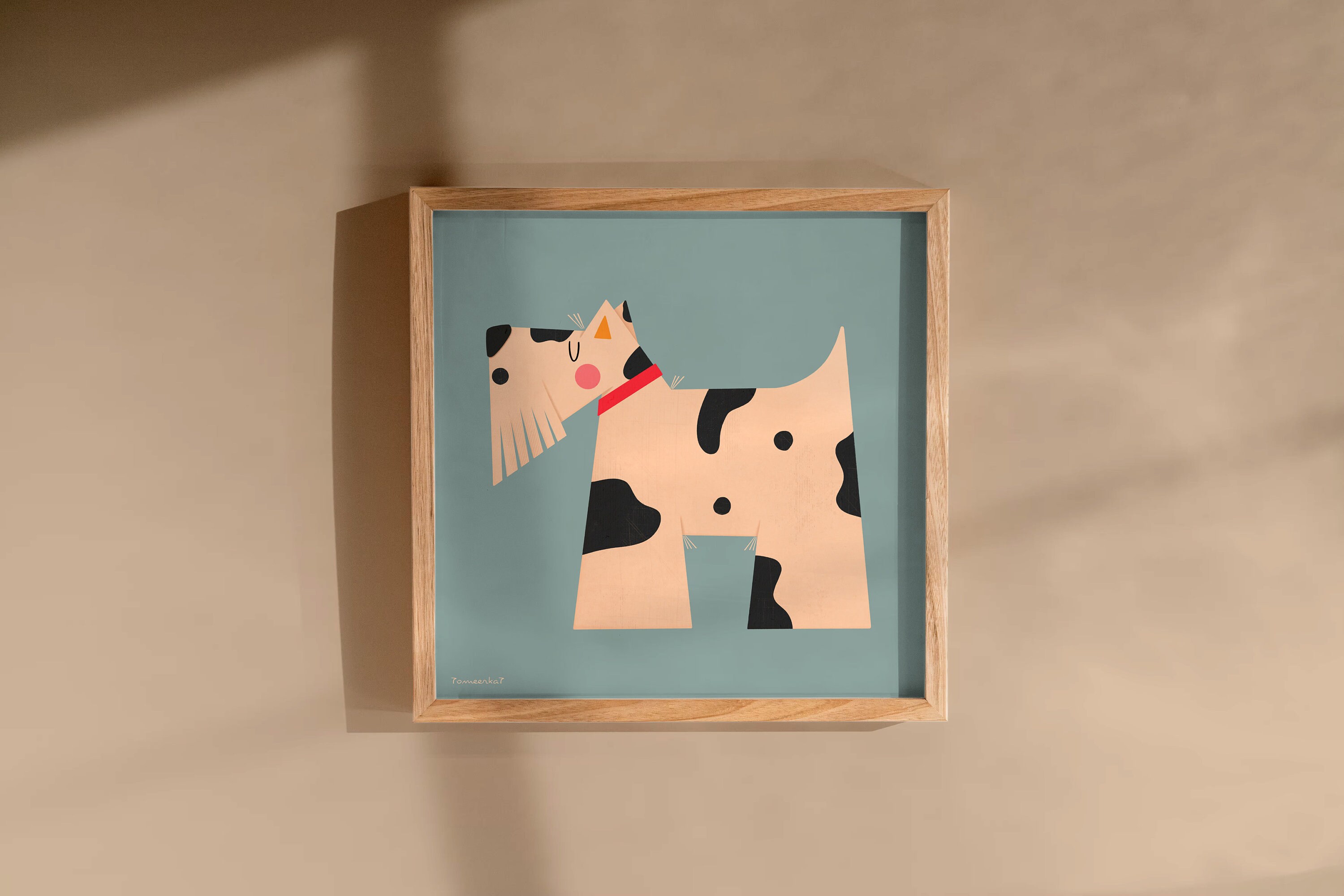 Dog Art Print | Scottish Terrier Poster | Grumpy Dog Illustration ...