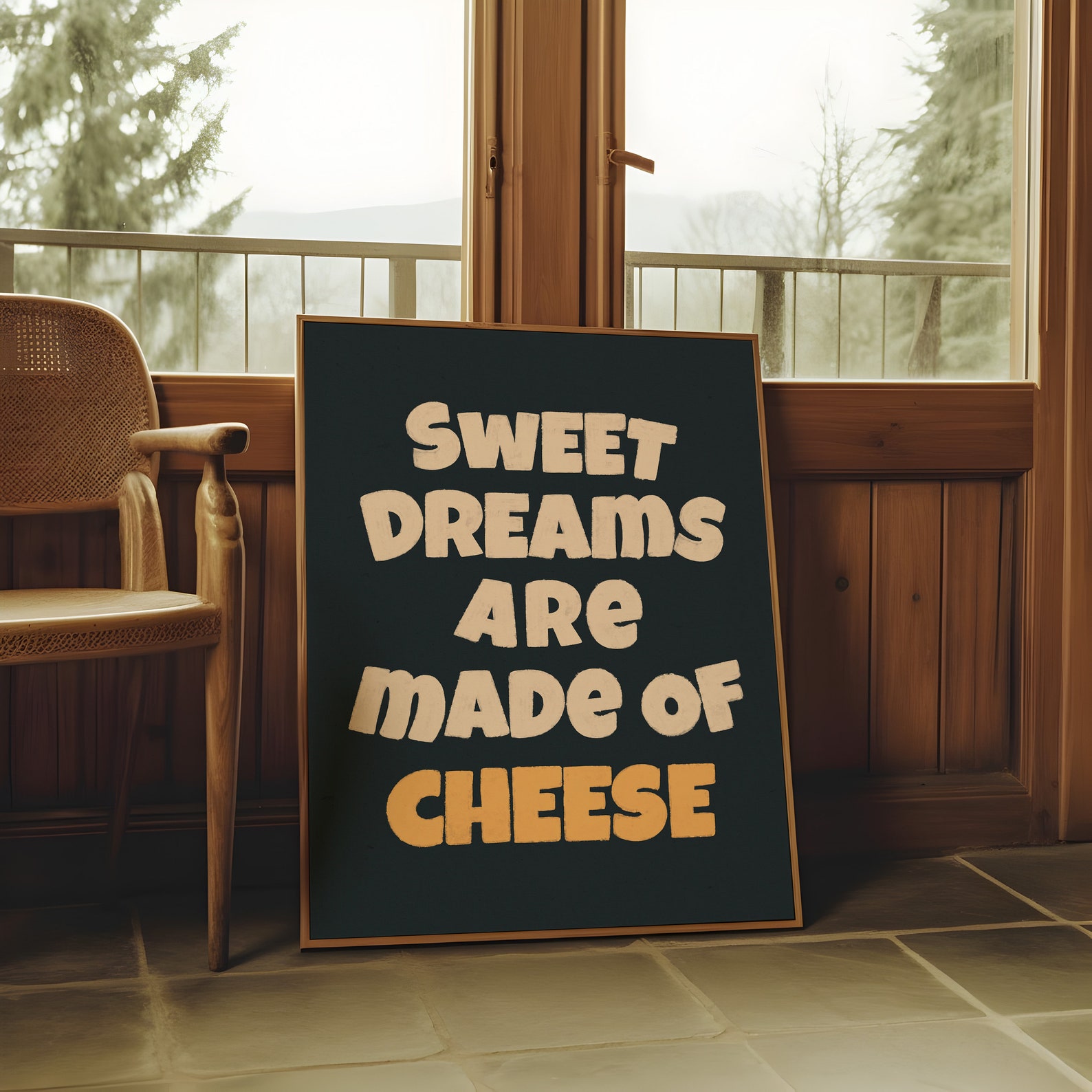 Kitchen Wall Art Printable Funny Poster, Modern Bold Typography Poster ...